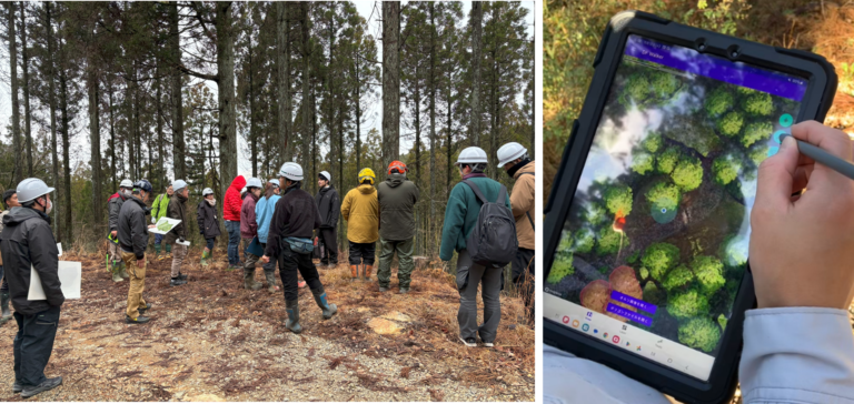 五木村のモデル林現地研修会で解析デモを実施しました | DeepForest Technologies